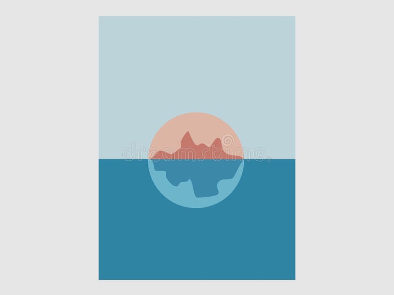 Sea ??vector Illustration Flat Design Book Cover Stock Vector ...