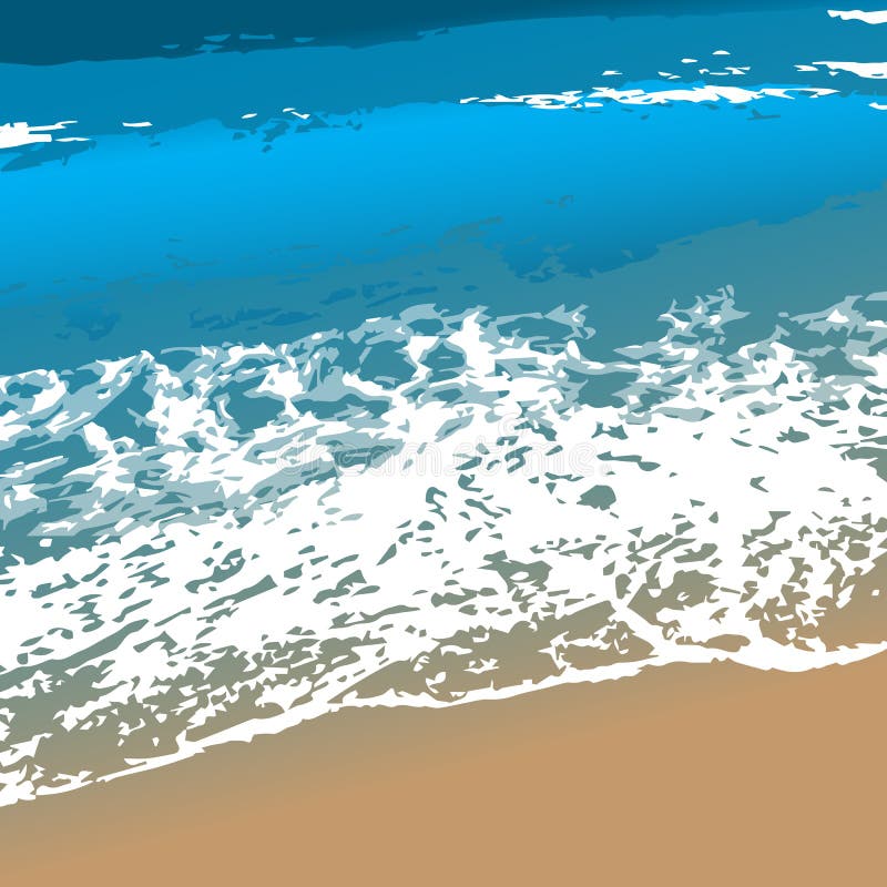 Sea_foam_wave stock vector. Illustration of ocean, background - 90146438