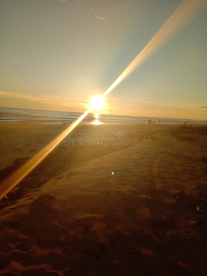 Sea ??view As the Sun almost Sets Stock Photo - Image of view ...