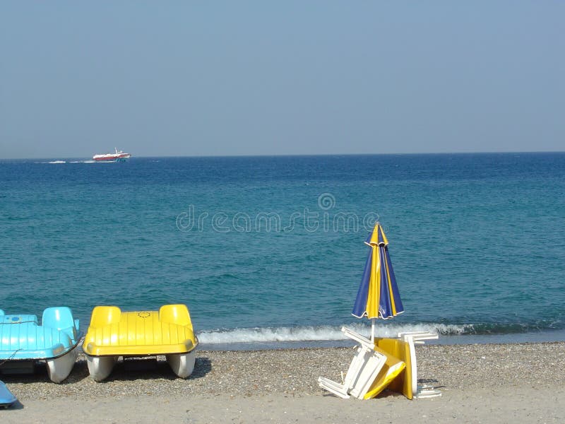 Sea View from the Beach stock image. Image of water, beach - 2440971