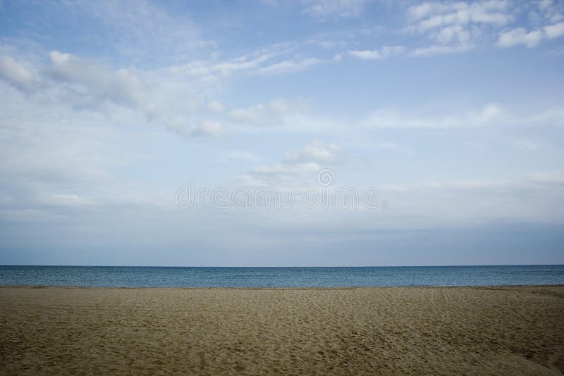 Sea view from the beach stock image. Image of island - 116140341