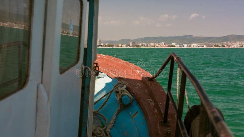 Sea view from the boat stock image. Image of freedom - 51004299
