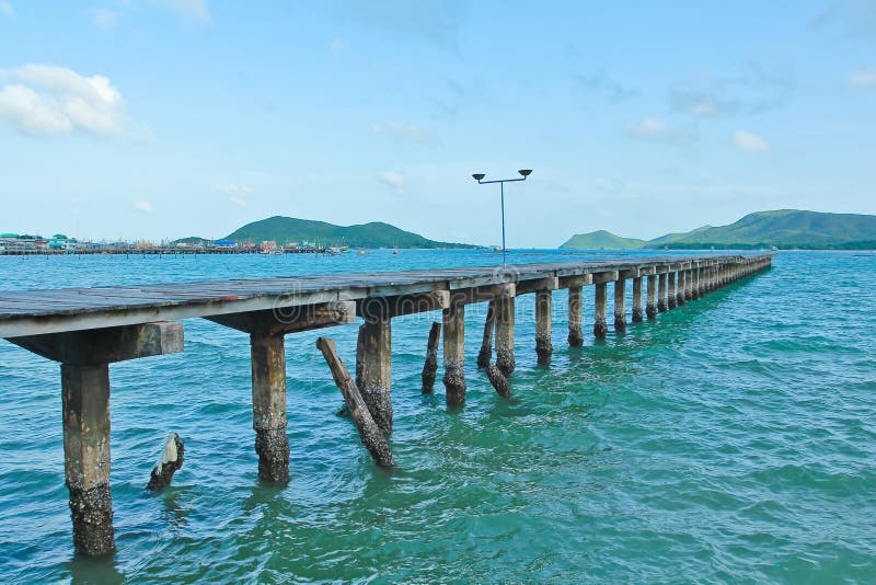 Sea view from the bridge stock photo. Image of island - 38818878