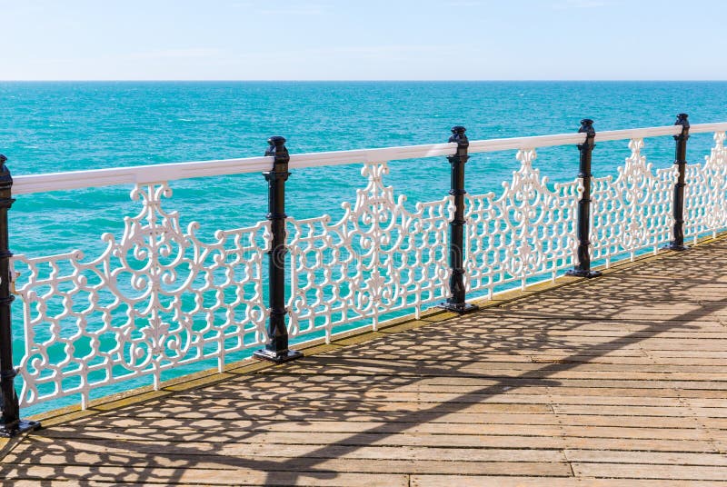 Sea view, Brighton stock photo. Image of wood, recreation - 99612178
