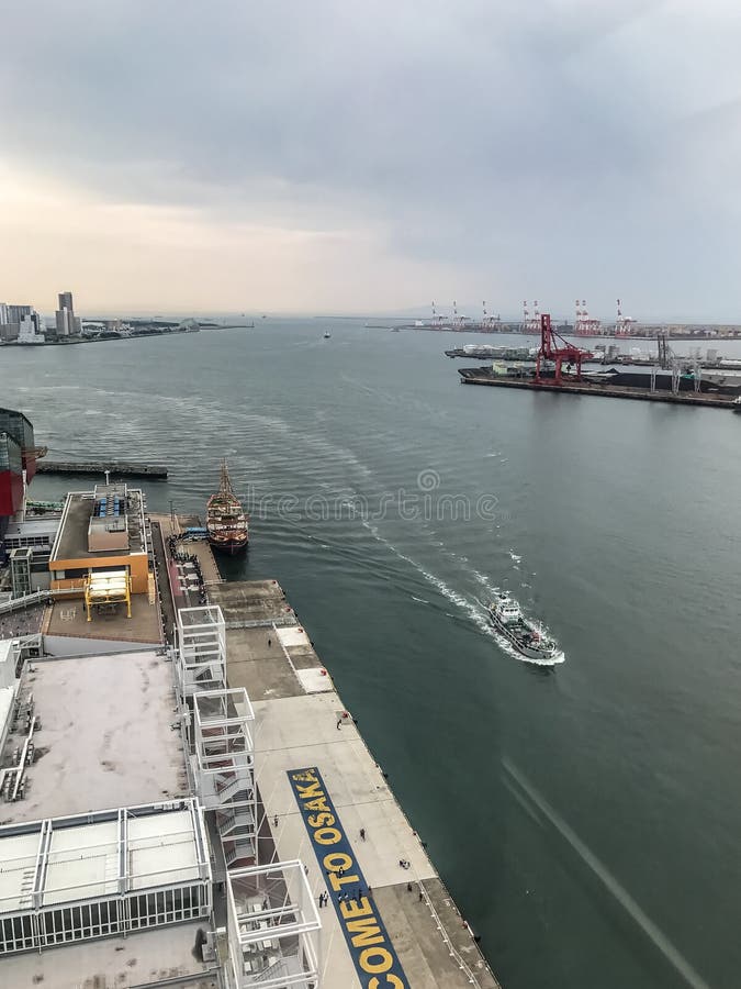 Sea view from ferris wheel stock image. Image of nature - 93613211