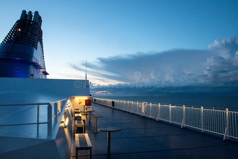 Sea view from the ferry editorial stock photo. Image of hike - 85072648