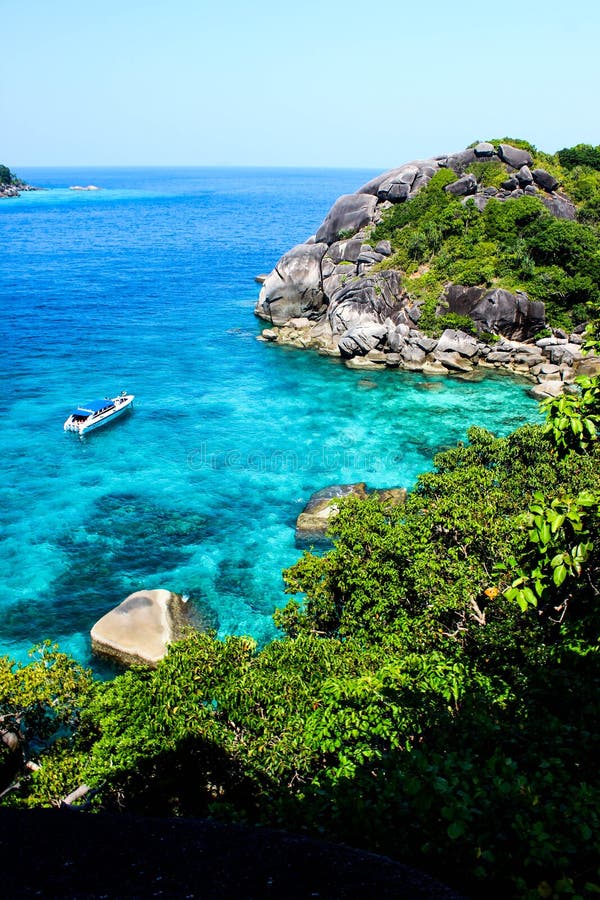 Sea View. Ocean View.Colorful Islands. Stock Photo - Image of ...