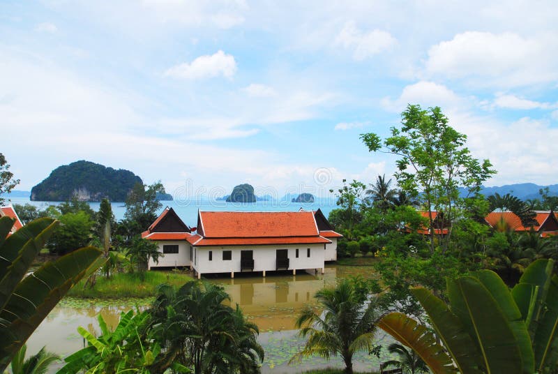 Sea view resort stock image. Image of summer, panorama - 34313917