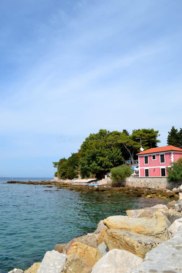 Savudrija, Croatia stock image. Image of savudrija, tree - 101864775