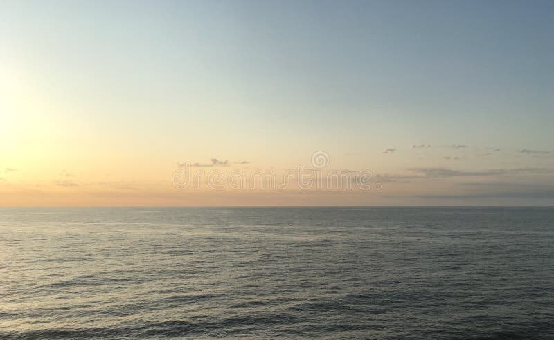 Sea view during sunset stock photo. Image of water, calm - 118807338
