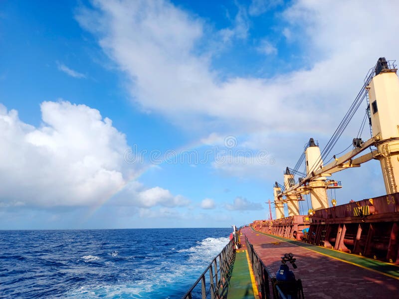 Sea View Taken on a Boat while Sailing Stock Photo - Image of blue ...