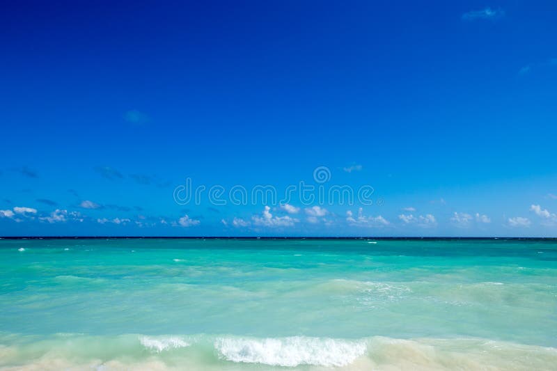 Tropical beach stock photo. Image of blue, view, travel - 270854408