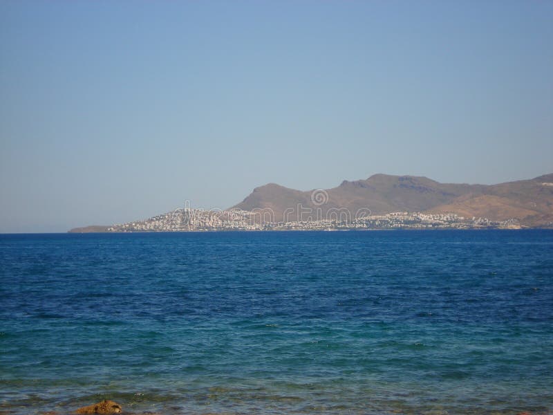 A Sea and Turkey in Kos, Greece Stock Image - Image of turkey, ruins ...