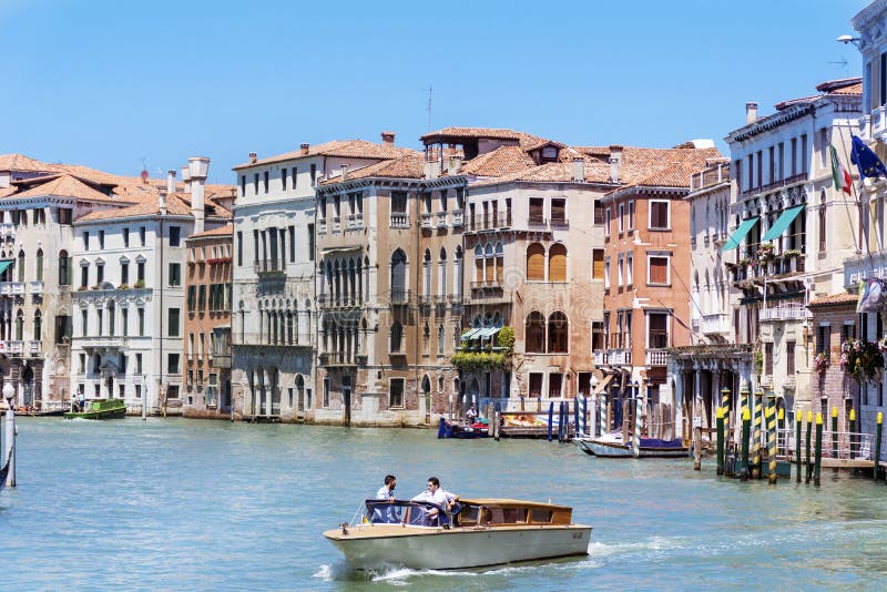 Sea view of Venice ,Italy editorial stock image. Image of building ...