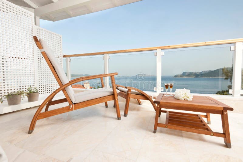 Sea views from hotel room stock image. Image of water - 49826583