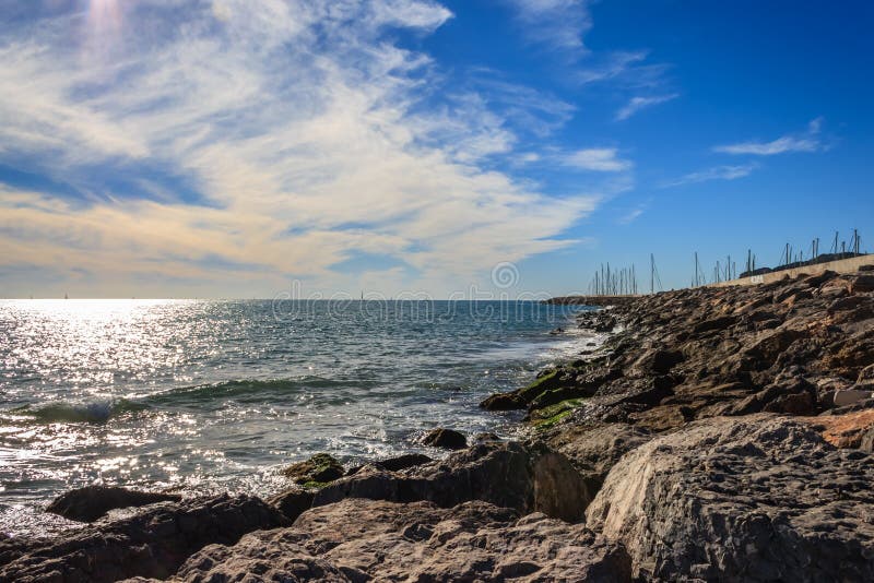 Sea views stock photo. Image of holidays, seaport, quiet - 36122478