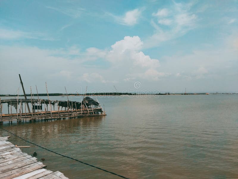 Sea ??village in Sayung Demak Stock Photo - Image of village, demak ...