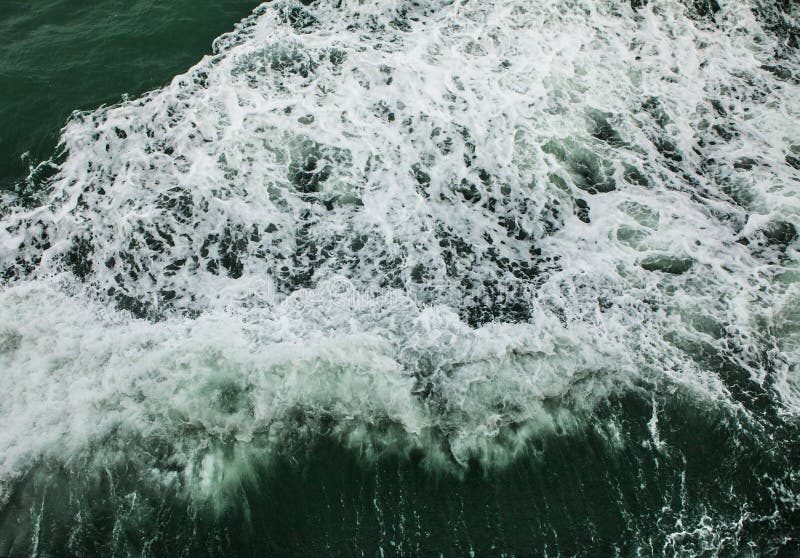 Sea in wake of boat stock image. Image of ocean, storm - 41045131