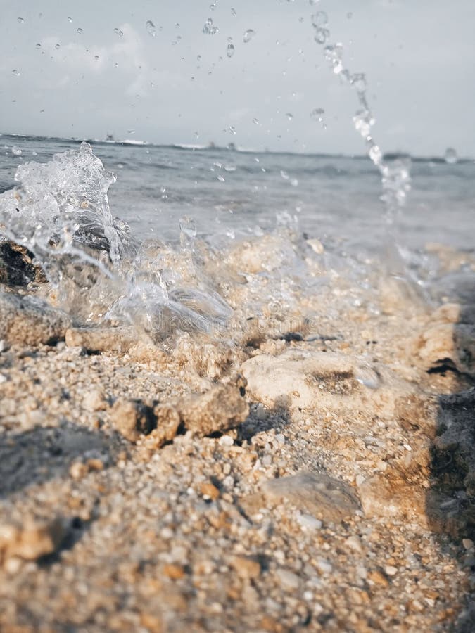 The sea was so rough stock photo. Image of memory, place - 312042936