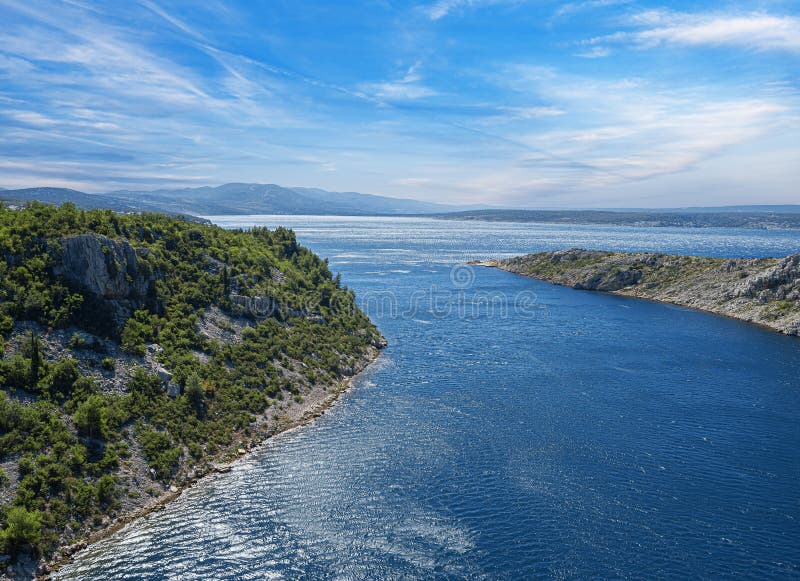 Sea water channel. stock photo. Image of antique, walk - 308327158