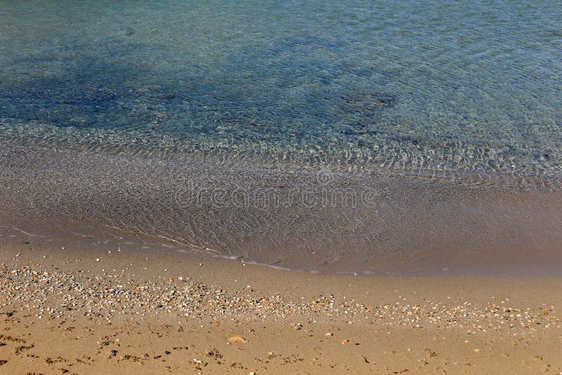 Sea water color stock photo. Image of morning, mediterranean - 138776616