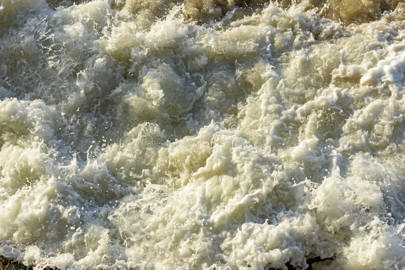 Sea water foam stock image. Image of natural, foam, liquid - 91184215
