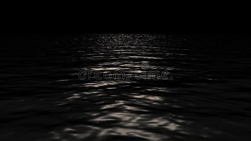 Water Ripples Gently Moving in Slow-Motion Over a Shallow Pond Stock ...