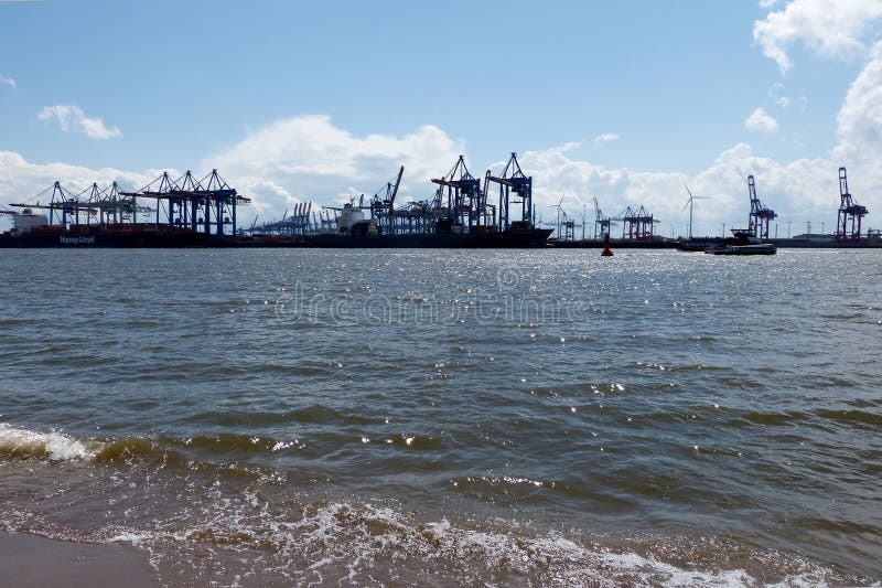 Sea, Water, Ship, Port stock image. Image of channel - 120115189