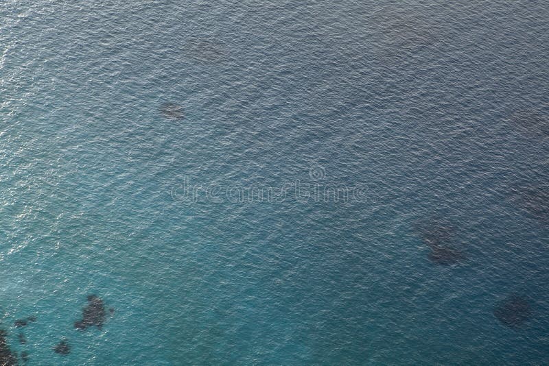 Sea Water Smooth Surface, Ocean Reflection Sun, View Above Water 40 ...