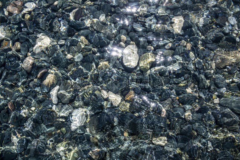 Sea Water and Stones Underwater Stock Photo - Image of natural ...