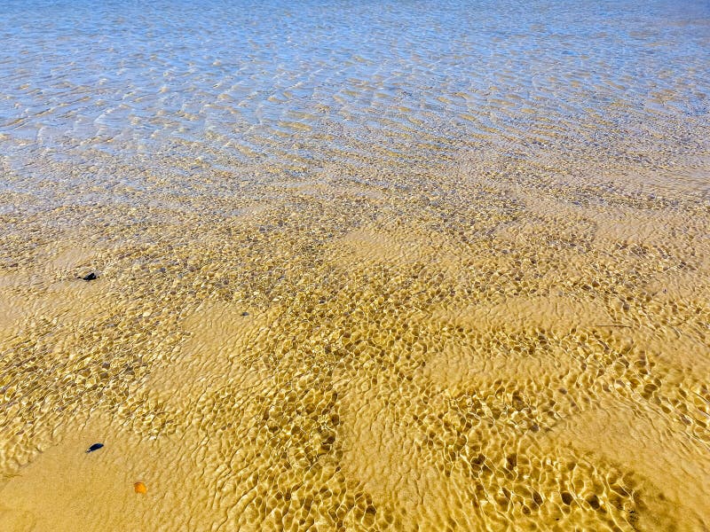 Sea Water Texture on Beach Overhead View Stock Image - Image of ecology ...