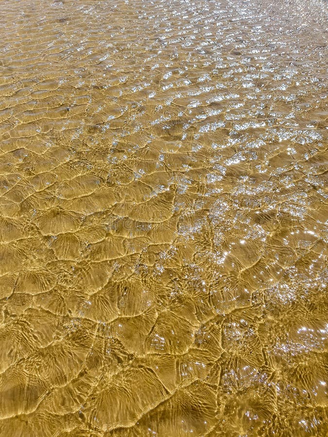 Sea Water Texture on Beach Overhead View Stock Image - Image of relax ...