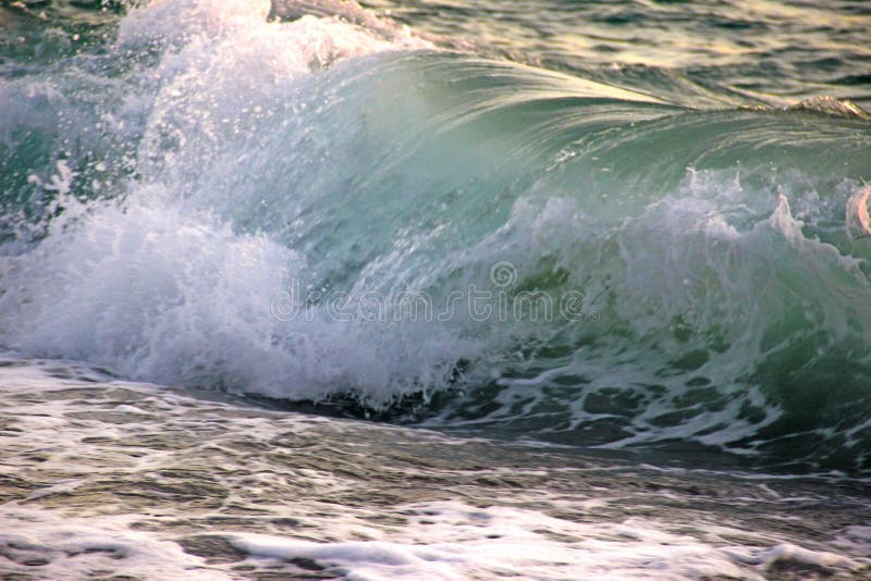 Sea wave crest stock image. Image of landscape, clear - 121483233