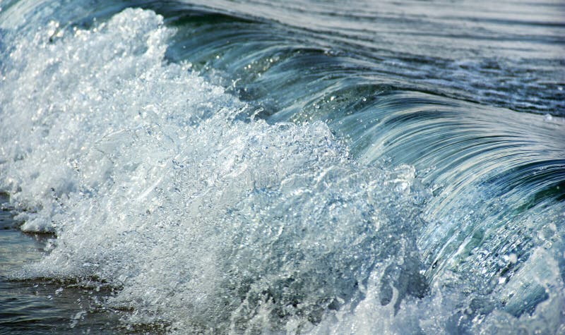 Frozen Motion of Water in the Ray of the Sun Stock Photo - Image of ...