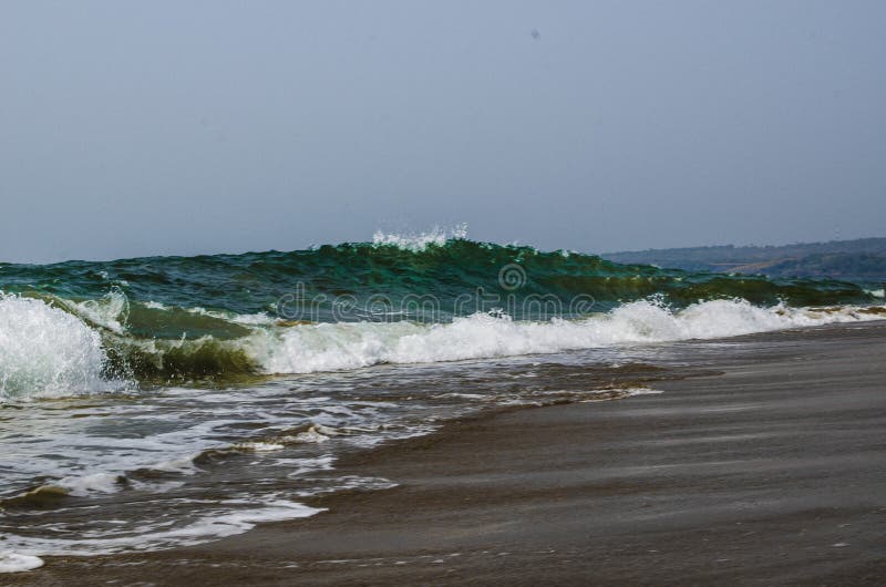 Sea wave GOA stock photo. Image of indian, blue, sunny - 152107444