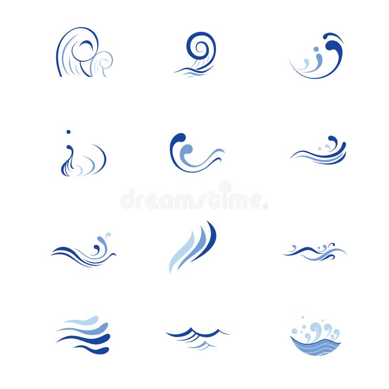 Water and wave icons stock vector. Illustration of drop - 111548658 Water and wave icons stock vector. Illustration of drop - 111548658