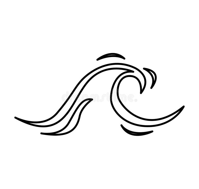 Ocean Waves Collection. Sea Storm Wave Isolated. Waves, Water Elements ...