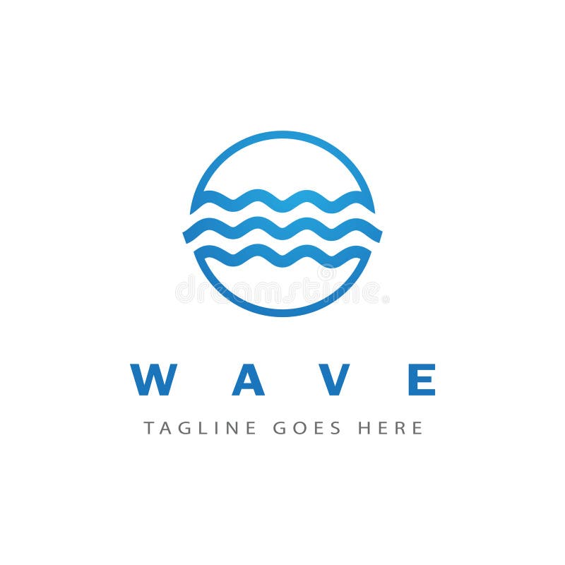 Sea Wave Logo Vector Business Element and Symbol Stock Vector ...