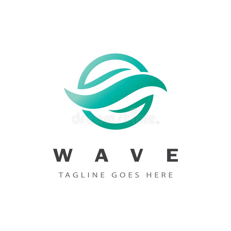 Sea Wave Logo Vector Business Element and Symbol Stock Vector ...