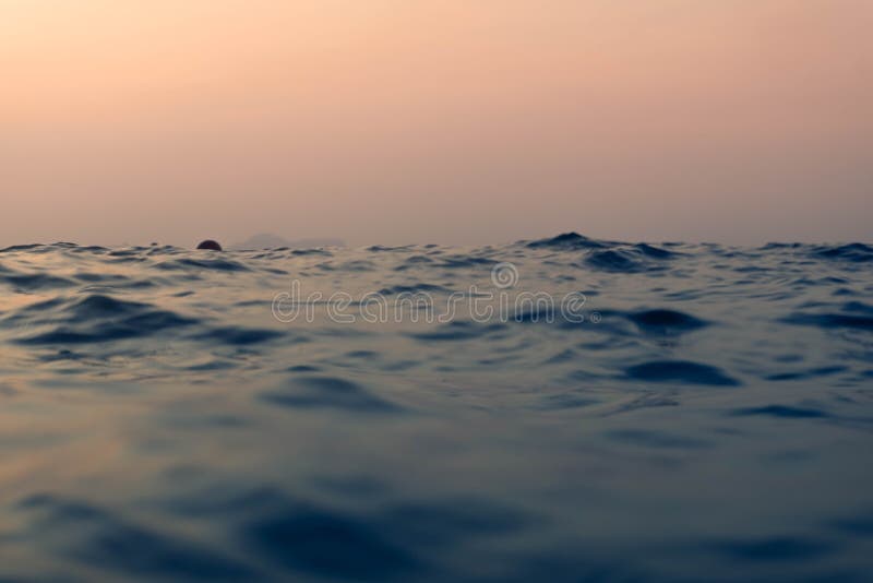 Sea Wave Low Angle View in Morning. Ocean Water Background. Ocean Wave ...