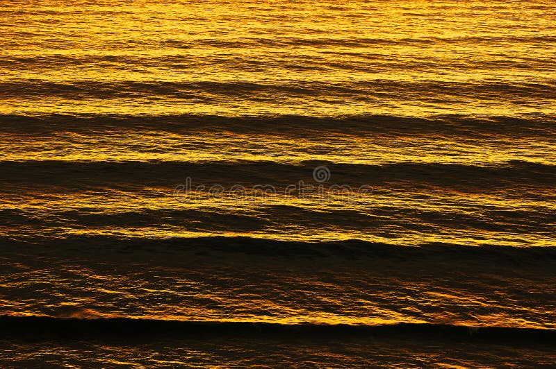 Sea wave ripples at sunset stock photo. Image of sunny - 56019980
