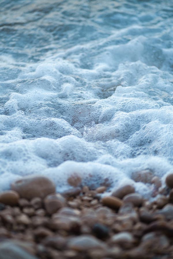 Sea Wave Rolling on the Rocks Stock Photo - Image of nature, seascape ...