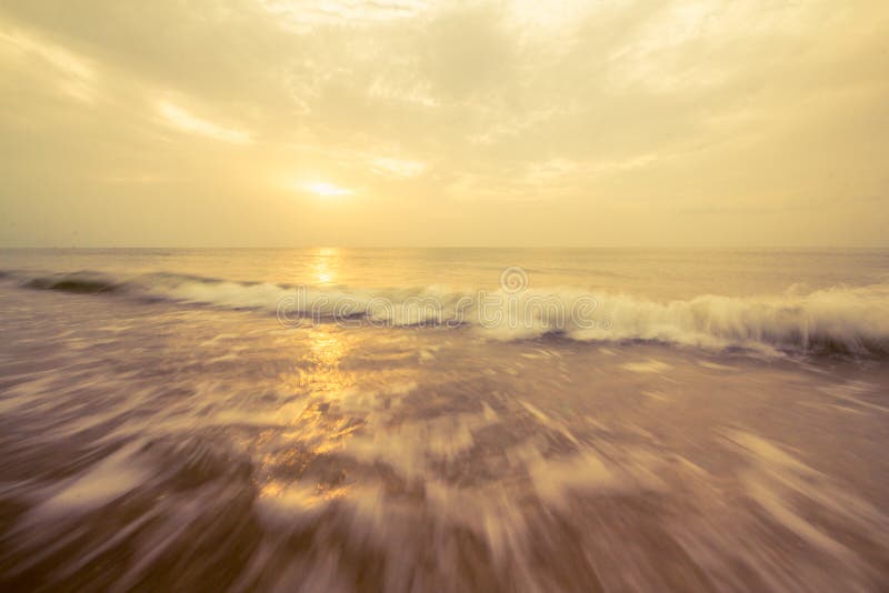 Sea wave and sky orange stock image. Image of travel - 59116285