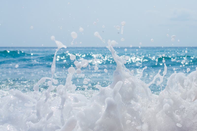Sea wave splash stock photo. Image of water, crash, ocean - 88680530