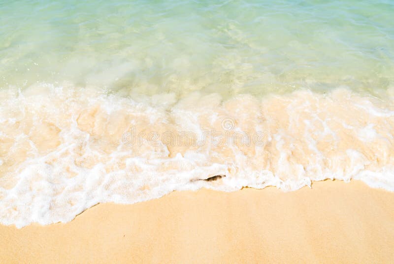 Sea wave on beach stock image. Image of sand, scenery - 113200367