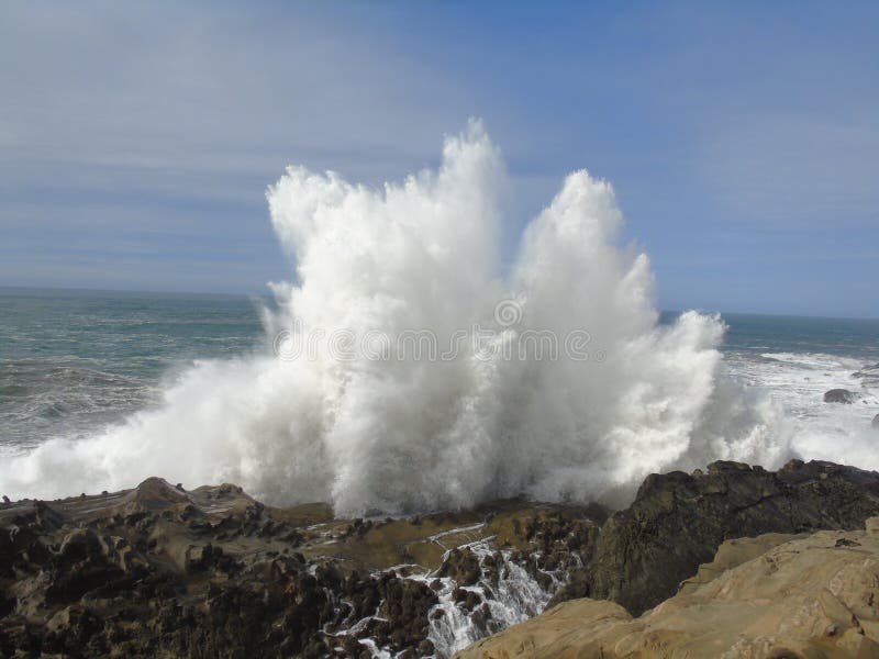 Sea, Wave, Wind Wave, Coastal And Oceanic Landforms Stock Photo - Image ...
