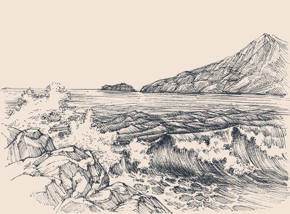 Breaking Rocks Stock Illustrations – 2,833 Breaking Rocks Stock ...