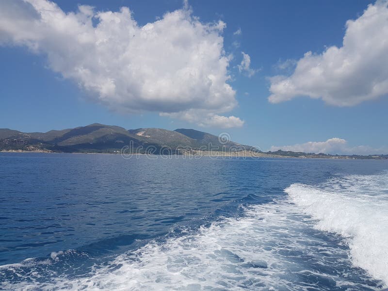 Sea waves stock image. Image of loch, island, ocean, fjord - 72444589