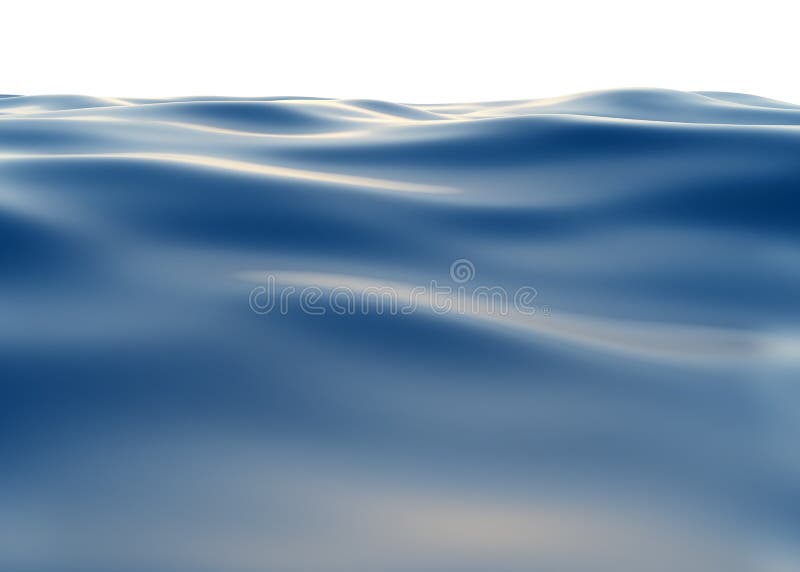 Sea Waves, Blue Ocean, Simple Landscape, Cloth Stock Image ...