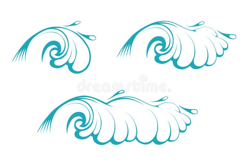 Blue Spiral Ocean Sea Wave Stock Illustrations – 4,124 Blue Spiral ...
